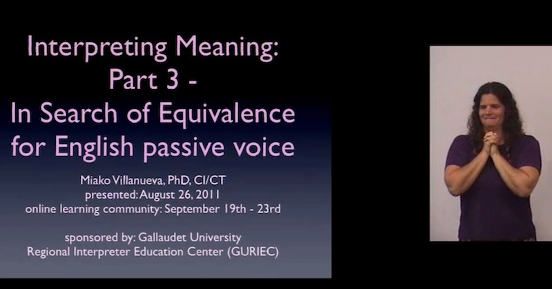 Interpreting Meaning: A Presentation by Miako Rankin - Dive In